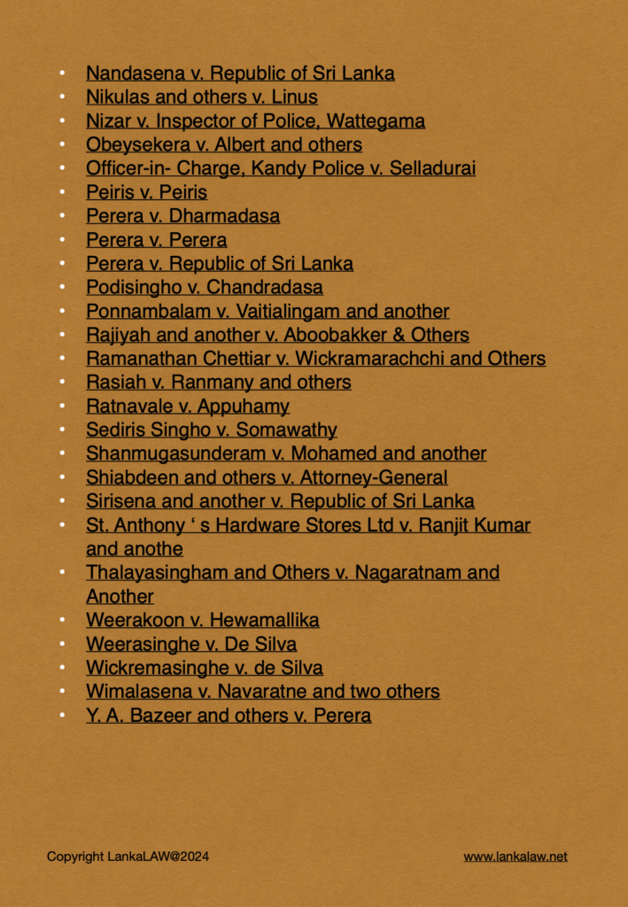 Sri Lanka Law Report (1978) - Lanka Law